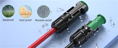 Amazon Com Bateria Power X FT AWG Solar Wire Kit Gauge Solar Panel Extension Cable