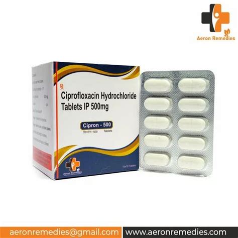 Ciprofloxacin 500 Mg Cipron 500 Packaging Size 10x10 At ₹ 424stripe
