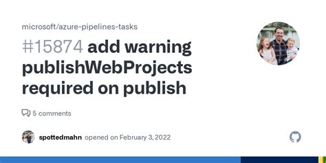 add warning publishwebprojects required on publish · issue 15874 · microsoft azure pipelines