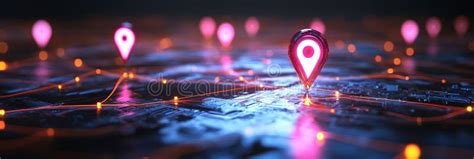 Global Network Location Map Network Connectivity Location Mapping
