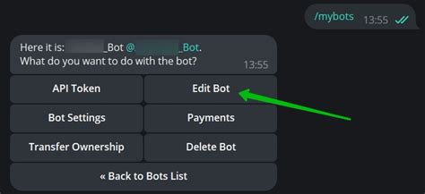 Как сделать меню в Телеграм боте