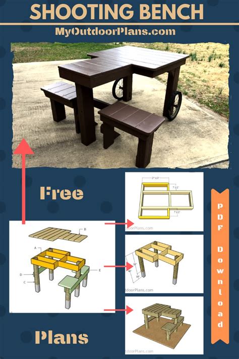 How To Build A Double Shooting Bench Shooting Bench Shooting Bench