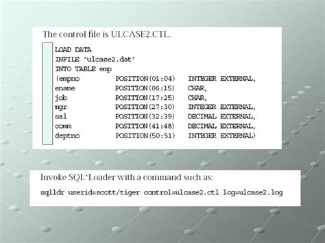 Oracle Utility Sqlloader Ppt Scaricare