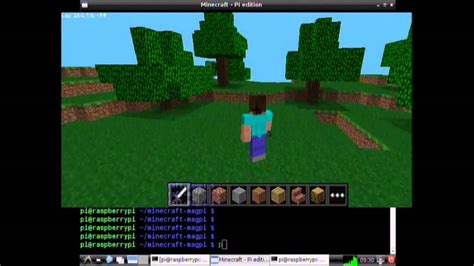 Minecraft Pi Edition Hacking Youtube