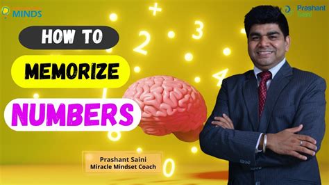 How To Memorize Numbers Prashant Saini Youtube