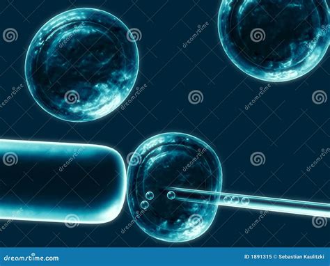 Cell Injection Stock Illustration 1891315
