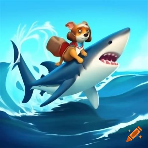 Shark Riding A Skateboard In An Underwater City With A Big Gulp On Craiyon