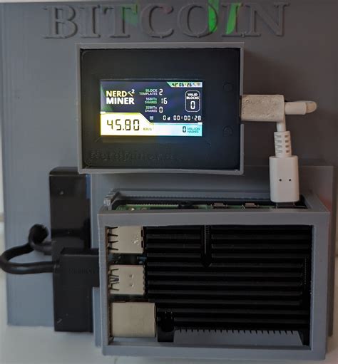 BTC Node Raspberry 4 Nerdminer Triple Socket By MrZoggy Download Free STL Model Printables Com