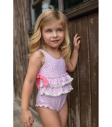 Bañador Bebé Niña Colección Ágata De Maricruz Verano 2024 BaÑo