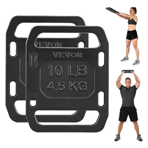 Vevor Cast Iron Ruck Weights For Backpack 10lb Pair Ruck Plate Weight