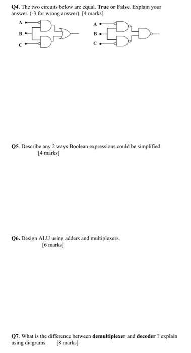 Solved Q1 Simplify The Given Expression To Its Sum Of
