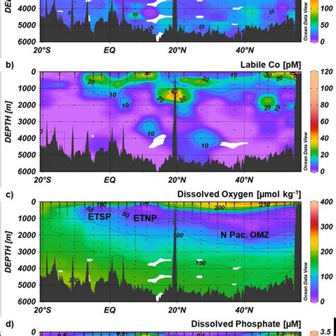 Dissolved Co A Labile Dissolved Co B Dissolved Oxygen C And Download Scientific