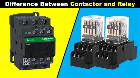 What Is The Difference Between Contactor And Relay At Catharine Blanco Blog