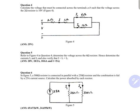 Solved Question Calculate The Voltage That Must Be Chegg Com
