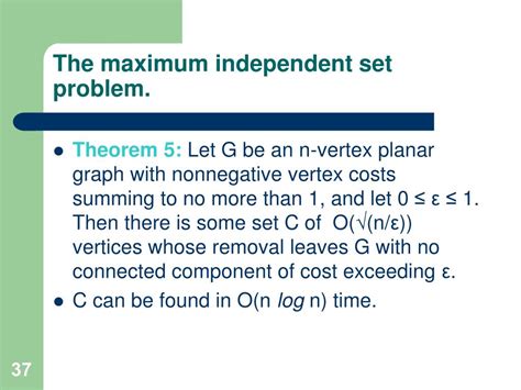 Ppt Separator Theorems For Planar Graphs Powerpoint Presentation Free Download Id5464471