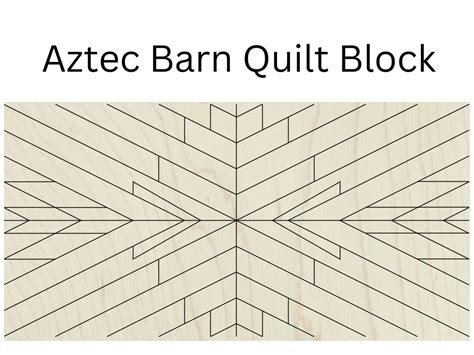 Aztec Quilt Block Svg Mosaic Sign Laser Cut Plans Barn Quilt Stencil Laser Cutter Files Etsy