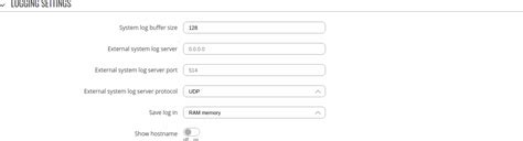 file networking rutos manual administration troubleshoot logging