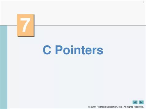 Ppt C Pointers Powerpoint Presentation Free Download Id4293868