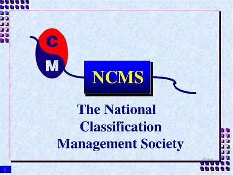 Ppt The National Classification Management Society Powerpoint