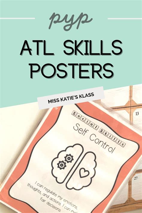 IB PYP Approaches To Learning Posters ATL Skills For Primary Years Programme Ib Pyp Ib Pyp