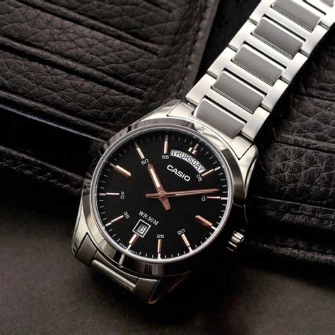 Original Casio Mtp 1370d 1a2vdf Stainless Steel Wrist Watch For Men Daraz Pk