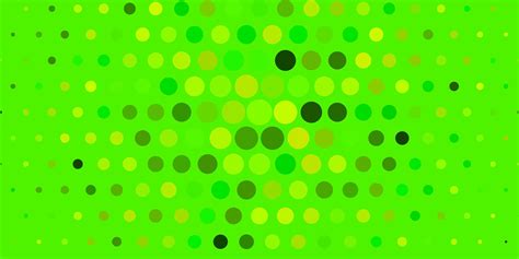 Light Green Vector Texture With Disks Modern Abstract Illustration With Colorful Circle Shapes