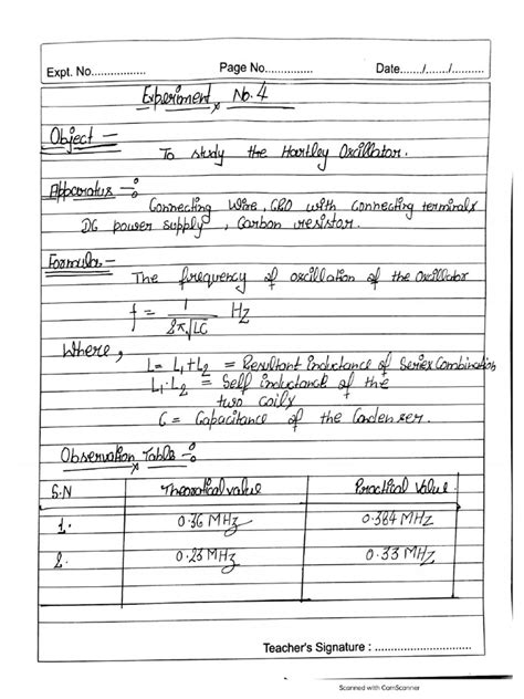 B Sc 4th Sem Physics Practical File Nnnn Pdf