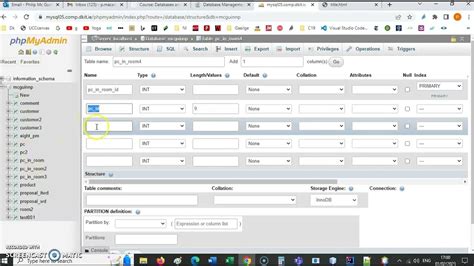 Link Db Table With 2 Foreign Keys Inserting Records Using Phpmyadmin Youtube