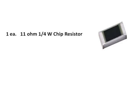 Fm 1kw Resistor Set