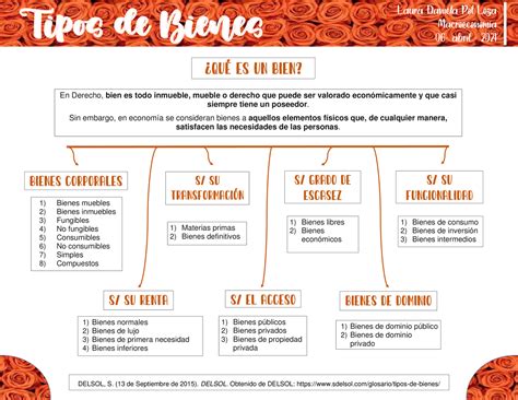 Mapa Conceptual Sobre Los Tipos De Bienes Esquemas Y Mapas