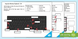 FREE Printable Computer Keyboard Teacher Made