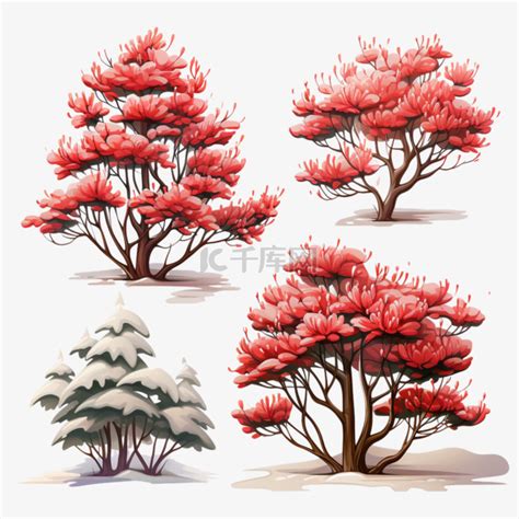 树木合集红叶植物元素立体免扣图案素材图片免费下载 千库网