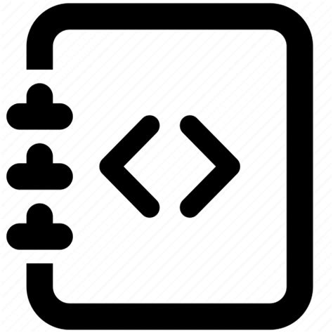 Journal Code Coding Programming Development Data Icon Download