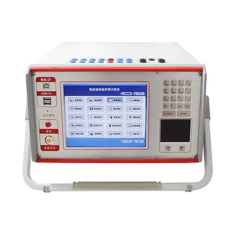 Secondary Current Injection Test Set 6 Phase Relay Protection Tester Relay Protection Tester