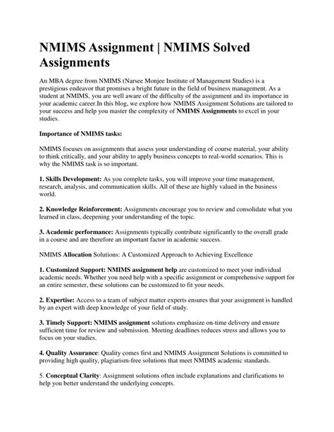 Ppt Nmims Assignment Nmims Solved Assignments Powerpoint