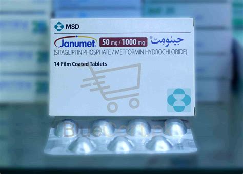 Janumet Tablet 50 1000mg Blue Cart