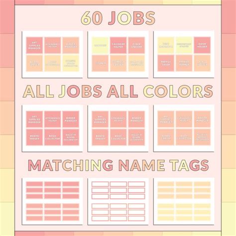 Flame Themed Class Leader Roles Classroom Assignments And Duty Poster