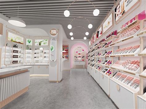 鼎禹化妆品终端设计 网红店 鼎禹广告 广州化妆品店设计 服装店设计 美妆店设计 道具设计 花瓣网