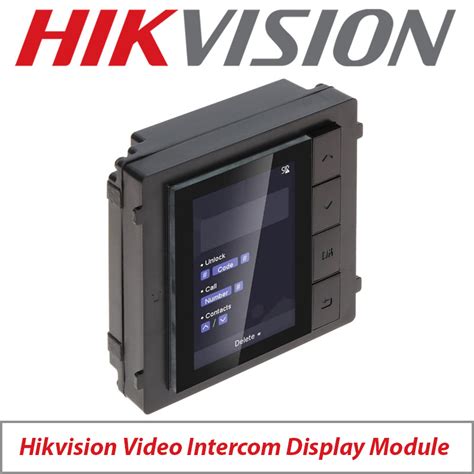 Hikvision Video Intercom Display Module Ds Kd Dis ∙ Doris Cctv