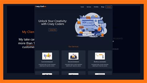Simple Tailwind Css Portfolio Design With Source Code Youtube