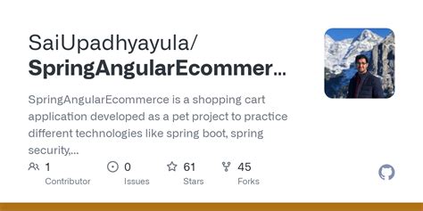 Github Saiupadhyayulaspringangularecommerce Springangularecommerce Is A Shopping Cart