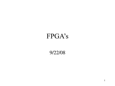 Ppt Fpgas Powerpoint Presentation Free Download Id2770800