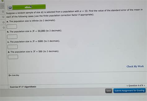 solved ebook suppose a random sample of size 41 is selected