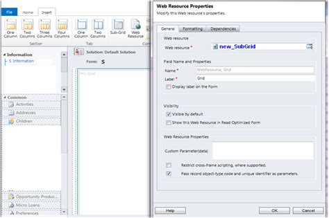 Jqgrid In Microsoft Dynamics Crm With Sub Grid Tips And Tricks