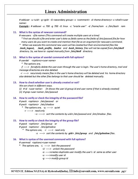 Quick Reference For Linux Administration Pdf Connect 4 Techs
