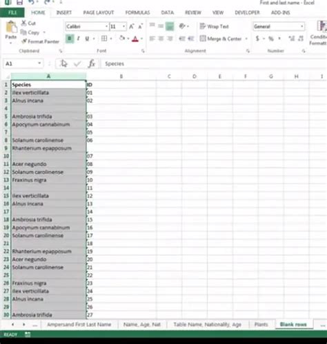How To Delete Or Remove Blank Cells From Excel Spreadsheet