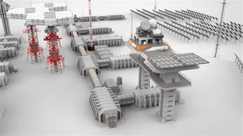 Sci Fi Outpost 3d Model By Chtazi