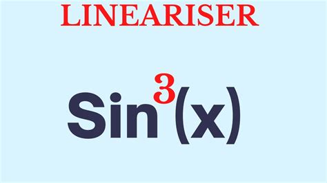 Lineariser Sin 3 X Youtube