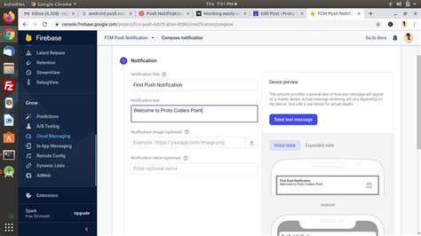 Firebase Cloud Messaging Fcm To Send Push Notification Android 2021