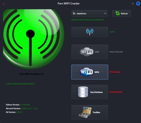 Fern Wifi Cracker Tool For WiFi Network Penetration Os73